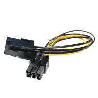China PCIe 6 Pin Male to Female Power Cable 20cm 16AWG for GPU ATX Video Graphics Card for sale