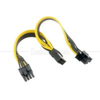 China PCIe 8 Pin Male to Dual 8 Pin Female GPU Power Splitter Adapter Cable 18AWG 22cm for sale