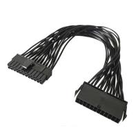 China 24pin ATX Power Supply Extension Cable Male to Female 18AWG 32cm for Computer Motherboard for sale