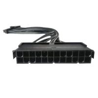 China 24pin ATX Power Supply Extension Cable Male to Female 18AWG 32cm for Computer Motherboard for sale