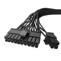 China 24pin ATX Power Supply Extension Cable Male to Female 18AWG 32cm for Computer Motherboard for sale