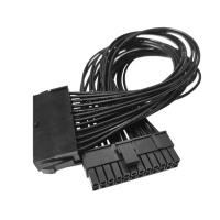 China 24pin ATX Power Supply Extension Cable Male to Female 18AWG 32cm for Computer Motherboard for sale