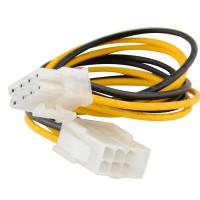 China Motherboard Male to Female ATX Power Extension Cable 20cm 8 Pin CPU EPS for sale