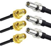 China Custom TS9 to SMA Female RF Coaxial Cable Adapter 50 Ohm 0.6dB Loss 10cm-5m Length Options for sale
