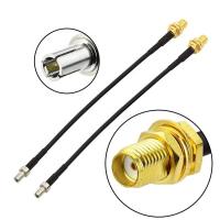 China Custom TS9 to SMA Female RF Coaxial Cable Adapter 50 Ohm 0.6dB Loss 10cm-5m Length Options for sale