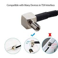 China Custom TS9 to SMA Female RF Coaxial Cable Adapter 50 Ohm 0.6dB Loss 10cm-5m Length Options for sale