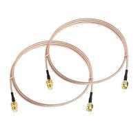 China RG 174 SMA Male to Female RF Coaxial Cable Assembly - 50 Ohm, 0.6 dB Loss, 10cm to 5m Lengths for sale