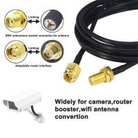 China RG 174 SMA Male to Female RF Coaxial Cable Assembly - 50 Ohm, 0.6dB Loss, 10cm to 5m Lengths for sale