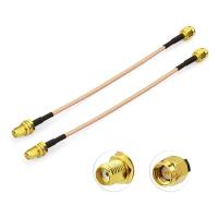 China RG316 Coaxial RF SMA Male to Female Extension Cable 50 Ohm 0.6dB Loss for WiFi Ham Radio GPS for sale