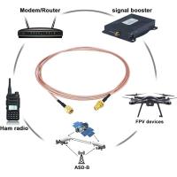 China RG316 Coaxial RF SMA Male to Female Extension Cable 50 Ohm 0.6dB Loss for WiFi Ham Radio GPS for sale
