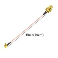 China RG316 90 Degree Right Angle MMCX Male to SMA Female Antenna Cable 50 Ohm 0.6dB Loss 5cm-3m for sale