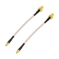 China RG316 Pigtail SMA Female to MMCX Male RF Coaxial Cable 50 Ohm 0.6dB Loss 5cm-3m Lengths for sale