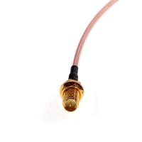 China RG316 MMCX Angle Male to RP SMA Female RF Coaxial Cable 50 Ohm 0.6dB Loss 5cm-3m Length Options for sale