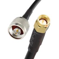 China SMA Male to N Male RF Coaxial Extension Cable - 50ohm RG58 with 0.6dB Loss for GPS WiFi Antennas for sale