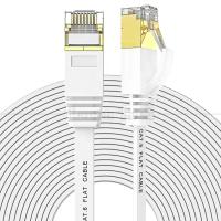 China Flat Ethernet Cable CAT5e CAT6 CAT7 UTP/FTP Shield 1m-100m RJ45 Network Patch Cord for Router for sale