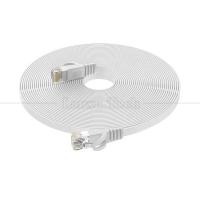 China Flat Ethernet Cable CAT5e CAT6 CAT7 UTP/FTP Shield 1m-100m RJ45 Network Patch Cord for Router for sale