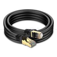 China OEM Ethernet Patch Cable Cat5e Cat6 Cat7 1M-100M UTP STP SFTP RJ45 Network Communication Cable for sale