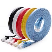 China Flat Ethernet Patch Cable Cat5e Cat6 Cat7 RJ45 Network Cable 1m 3m 5m 10m 100m UTP FTP STP SFTP Shield for sale