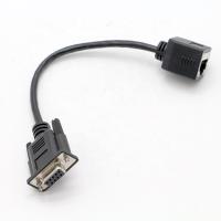 China DB9 Female RS232 to RJ45 Female Socket Cable - 1m/2m/3m Lengths with CAT5/CAT6 Support for sale