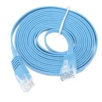 China Industrial Cat5e Cat6 Cat7 Flat Ethernet Patch Cable 1m-100m with RJ45 Connectors for Network Systems for sale