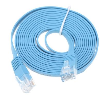 China Industrial Cat5e Cat6 Cat7 Flat Ethernet Patch Cable 1m-100m with RJ45 Connectors for Network Systems for sale