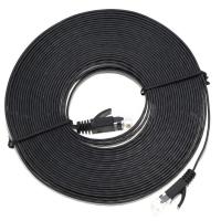 China Industrial Cat5e Cat6 Cat7 Flat Ethernet Patch Cable 1m-100m with RJ45 Connectors for Network Systems for sale