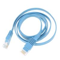 China Industrial Cat5e Cat6 Cat7 Flat Ethernet Patch Cable 1m-100m with RJ45 Connectors for Network Systems for sale