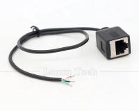 China Female RJ45 Socket to Tinned Wire Pigtail Cable 1m 2m 3m Length for CAT5 CAT6 Network DIY for sale