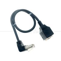 China 90 Degree Right Angle RJ45 Male to Female Cat5e Ethernet Cable STP UTP 1m 2m 3m 5m OEM for sale