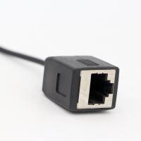 China Custom Female RJ45 Socket to Open Tinned Soldering 4 Wires Bare End Pigtail Cable 1m for sale