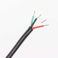 China Custom Female RJ45 Socket to Open Tinned Soldering 4 Wires Bare End Pigtail Cable 1m for sale