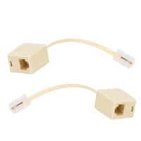 China RJ45 8P8C Male to RJ11 4P4C Female Adapter Converter Cable 13cm for Telephone Network for sale