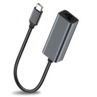 China USB 3.0 Type C to Gigabit RJ45 Ethernet Network Lan Adapter 1000Mbps Plug and Play for Laptop for sale
