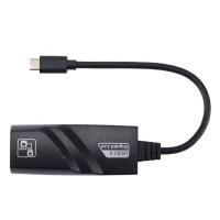 China USB 3.1 Type C to Gigabit RJ45 Ethernet Network Lan Adapter 1000Mbps 100mm for Laptop for sale