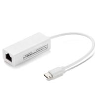 China USB C to RJ45 Ethernet Adapter 100Mbps Plug and Play Network LAN Adapter for Laptop for sale