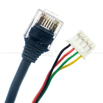 China Custom RJ45 Male Female to JST Molex PH XH ZH SH 1.0 1.25 2.0mm Pitch Wire Harness Cable for sale