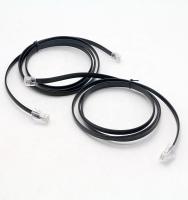 China Custom Black RJ45 8P8C to RJ11 6P4C Telephone Modem WAN Cable 1m for sale