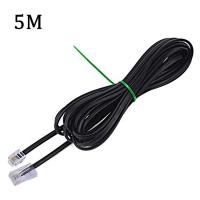 China Custom Black RJ45 8P8C to RJ11 6P4C Telephone Modem WAN Cable 1m for sale
