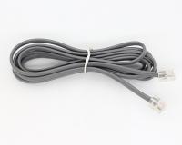China Custom 1M 2M 3M Shield Intercom Cat3 RJ11 6P2C Telephone Adsl Cable for sale