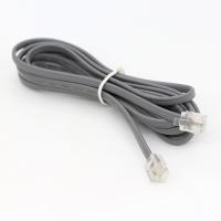 China Custom 1M 2M 3M Shield Intercom Cat3 RJ11 6P2C Telephone Adsl Cable for sale