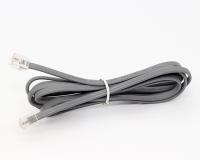 China Custom 1M 2M 3M Shield Intercom Cat3 RJ11 6P2C Telephone Adsl Cable for sale