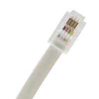China OEM RJ9 4P4C Male to Stripped Tinned Wire Open End Telephone Cable 1m 2m 3m for sale
