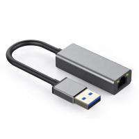 China USB 3.0 to Gigabit RJ45 Ethernet Adapter 1000Mbps Metal Shell for Laptop TV for sale