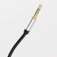 China Coiled Spiral Spring 3.5mm Male to Male Aux Audio Cable 1m for Speaker Headphone for sale