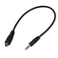 China 3.5mm TRS Audio Jack Cable Male to Female 1m Length for Speakers and Headphones for sale