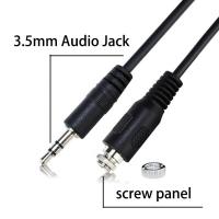 China 3.5mm TRS Audio Jack Cable Male to Female 1m Length for Speakers and Headphones for sale