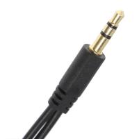 China 3.5mm Stereo Audio Y Splitter Cable 1 Male to 2 Female with 0.2m to 5m Length Options for Headphone and Speaker Sharing for sale