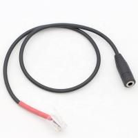 China RJ9 RJ10 to 3.5mm CTIA Plug Audio Jack Headset Adapter Cable 30cm Male to Female for sale