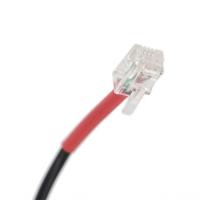 China RJ9 RJ10 to 3.5mm CTIA Plug Audio Jack Headset Adapter Cable 30cm Male to Female for sale