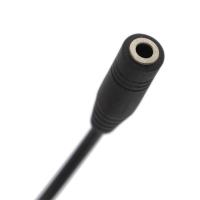 China RJ9 RJ10 to 3.5mm CTIA Plug Audio Jack Headset Adapter Cable 30cm Male to Female for sale